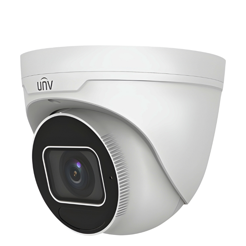 Uniview 8MP Turret Network Camera – Intelligent Lighthunter, Mic, Motorized Zoom, AI, 2.8-12mm ...